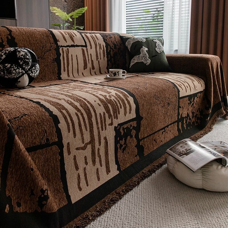 Чехол для дивана из синельной ткани, удобное и прочное одеяло для дивана,180x230cm