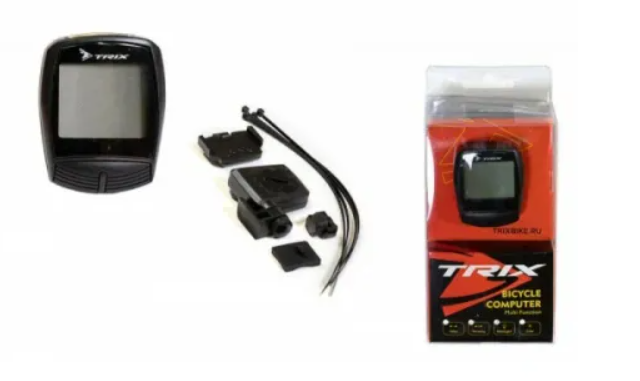 Велокомпьютер TRIX проводной, 13 функций, черный CP-TX-13-BK