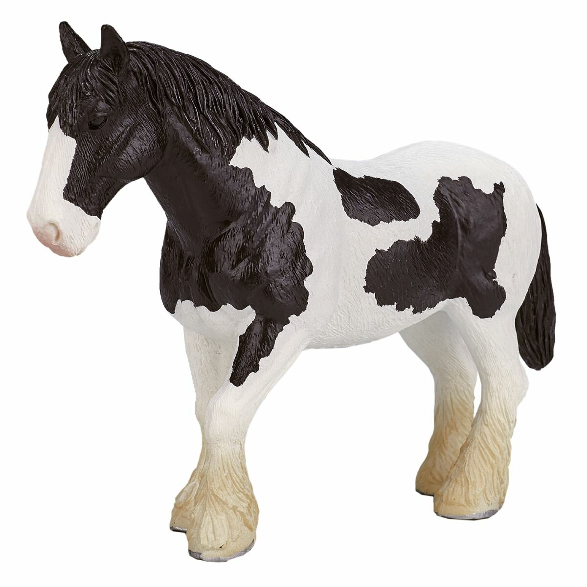 Фигурка-игрушка KONIK FARMLAND Лошадь Клейдесдаль, коричневая AMF1132, коллекционная фигурка