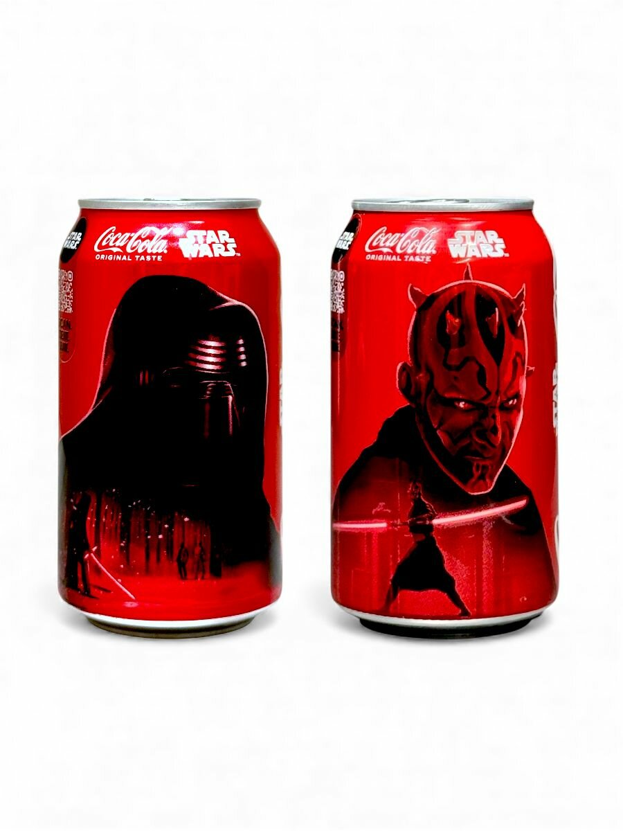 Coca-Cola Star Wars Limited Edition Darth Maul/Darth Wader 350 мл. США 2 шт.