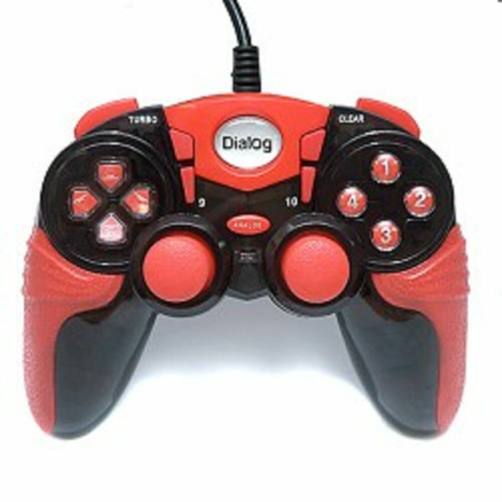 Dialog Геймпад Action GP - A15, черно - красный