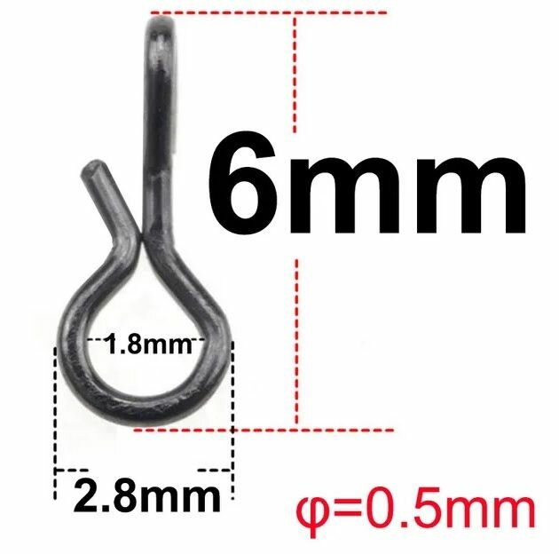 Застёжка быстросъём рыболовная