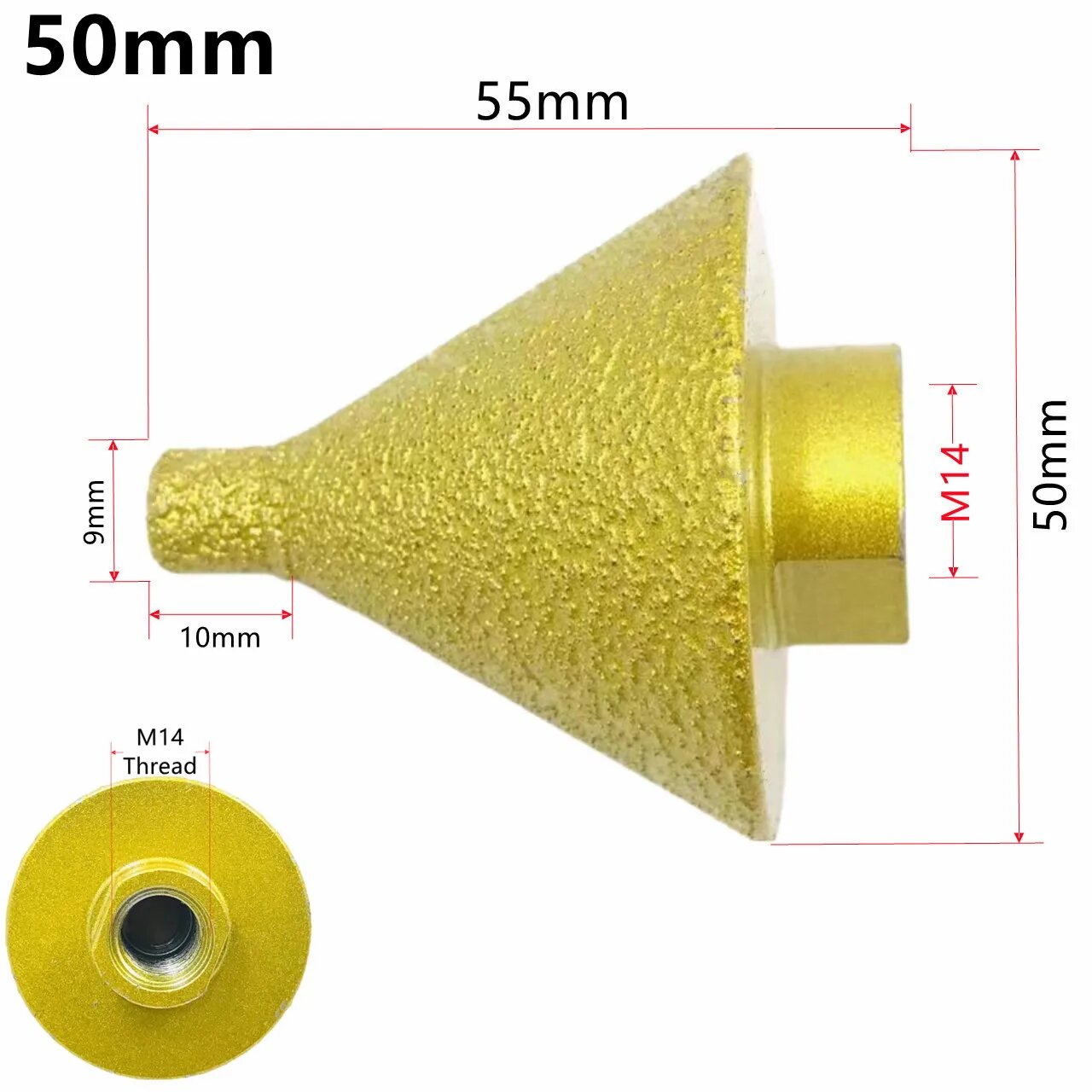 Алмазное Сверло Для Снятия Фаски 38 Мм/50 Мм, Кольцевая Пила Для Мрамора, Кирпича И Камня