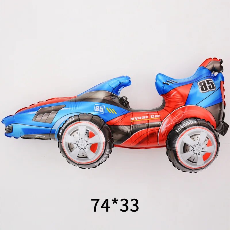 3D модель гоночного автомобиля из алюминиевой фольги Синий, 3D racing car blue