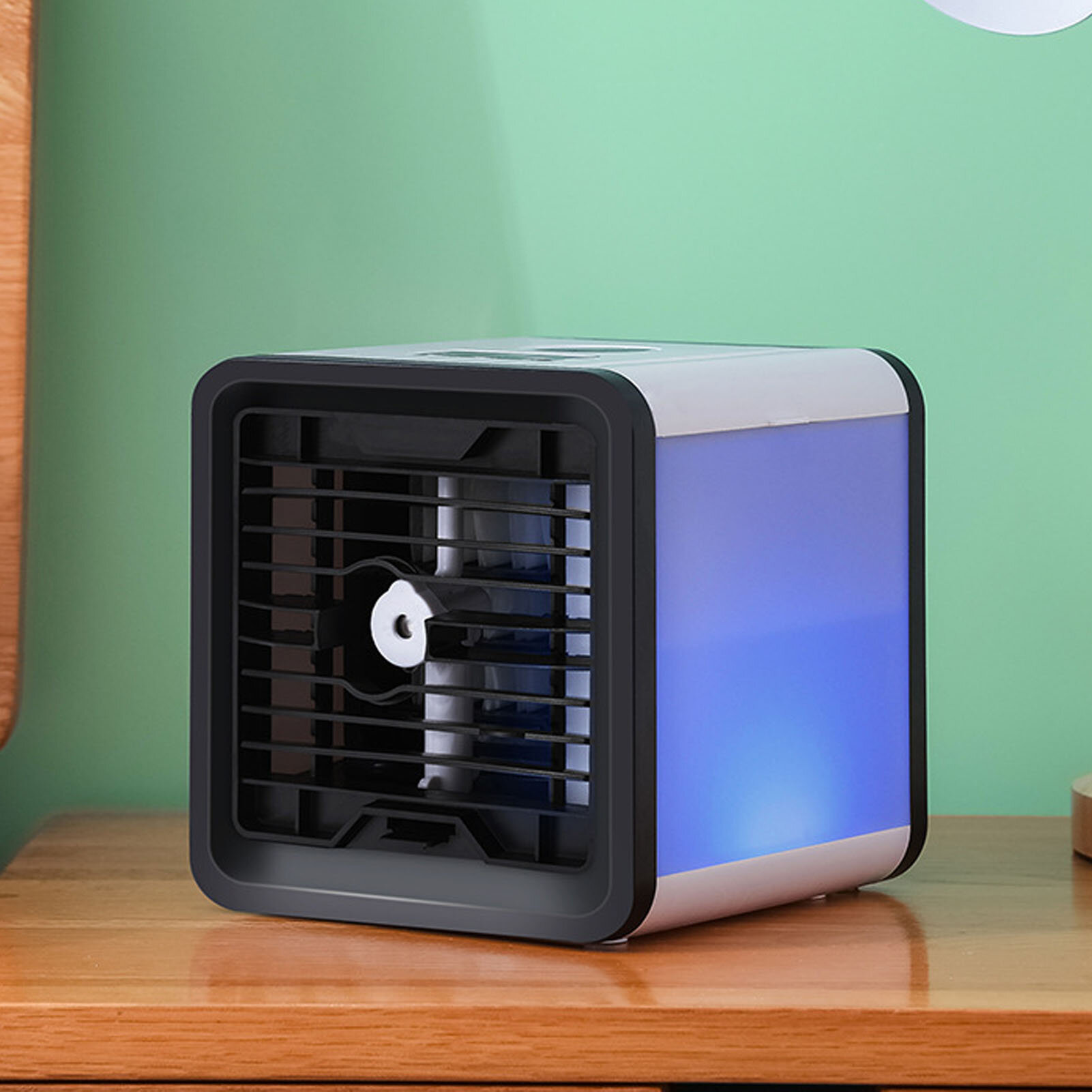Вентилятор воздушного охладителя 3-ступенчатый USB-вентилятор охлаждения, распыление, увлажнение, мини-кондиционер