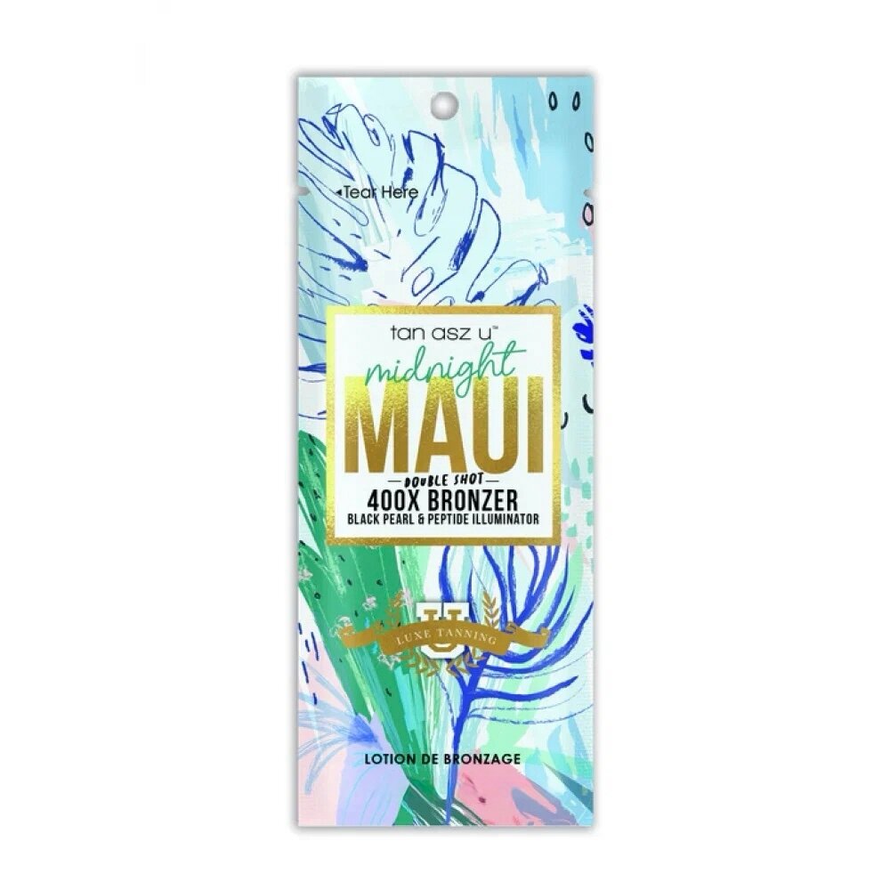 Tan Asz Midnight Maui (400X) (12 мл) стойкий крем для загара с DHA, защита пигмента тату