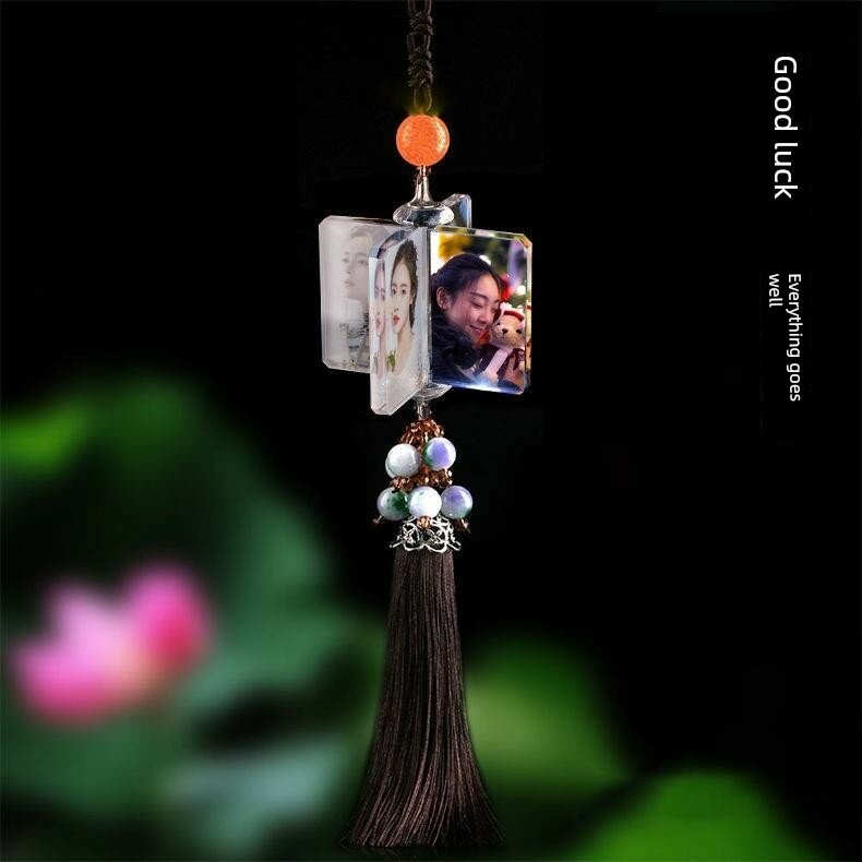 Подвесная фоторамка для автомобиля, украшение для авто, ручная работа, маленькая модная рамка для фотографий, декор для