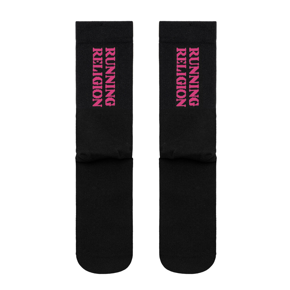 Носки BACK LOGO PINK SOCKS black
