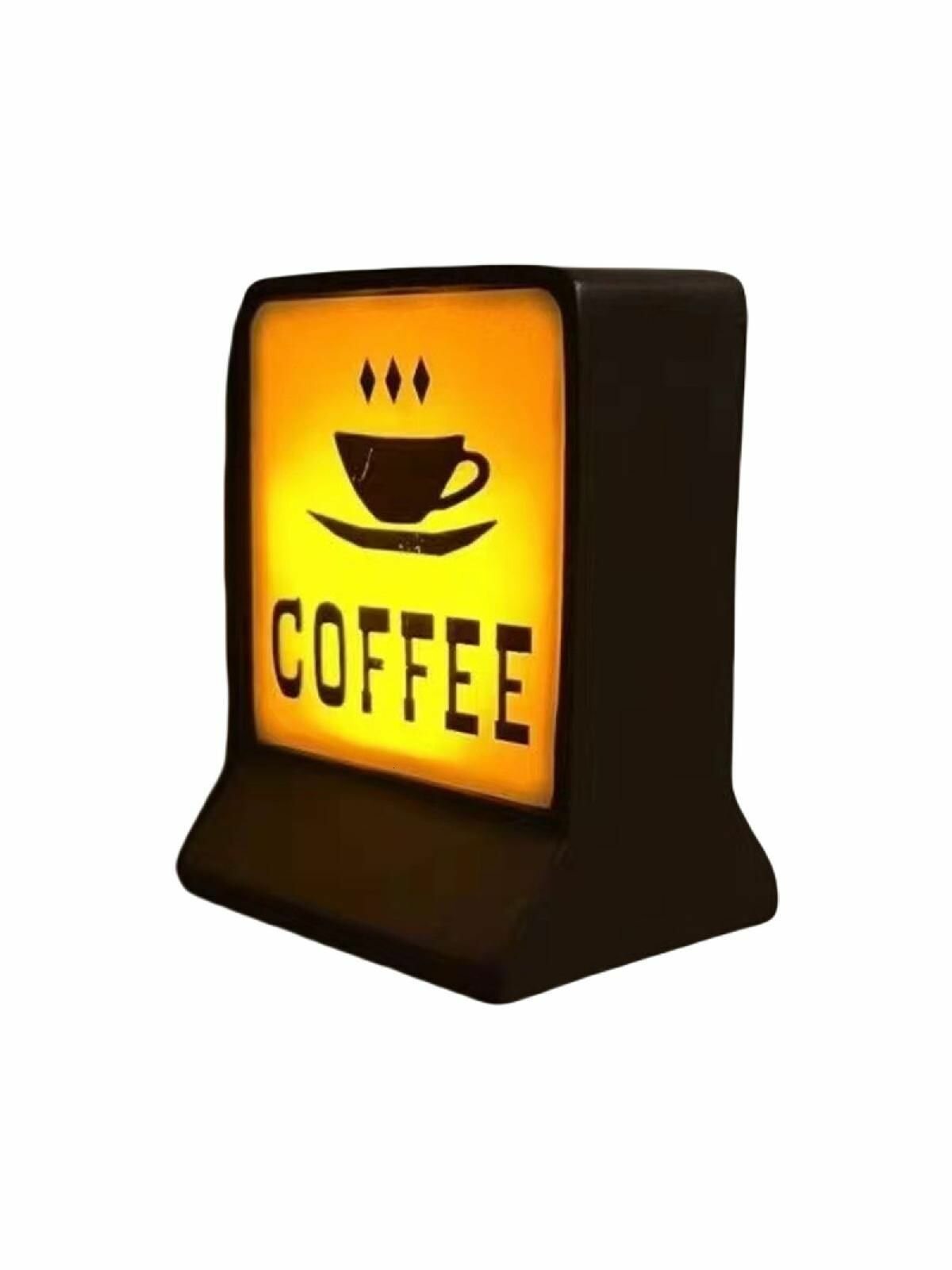 Магнитукрашение, Магнитная наклейка на холодильник в Круглосуточном магазине-Coffee Light