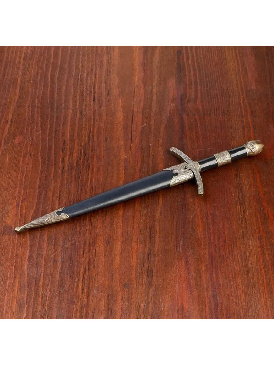 Элегантный кортик с бронзовой рукоятью 35 см