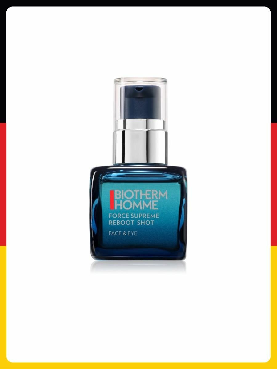 Сыворотка для ухода за кожей BIOTHERM HOMME Force Supreme Reboot Shot Serum with Vitamin C, for men, 30 мл