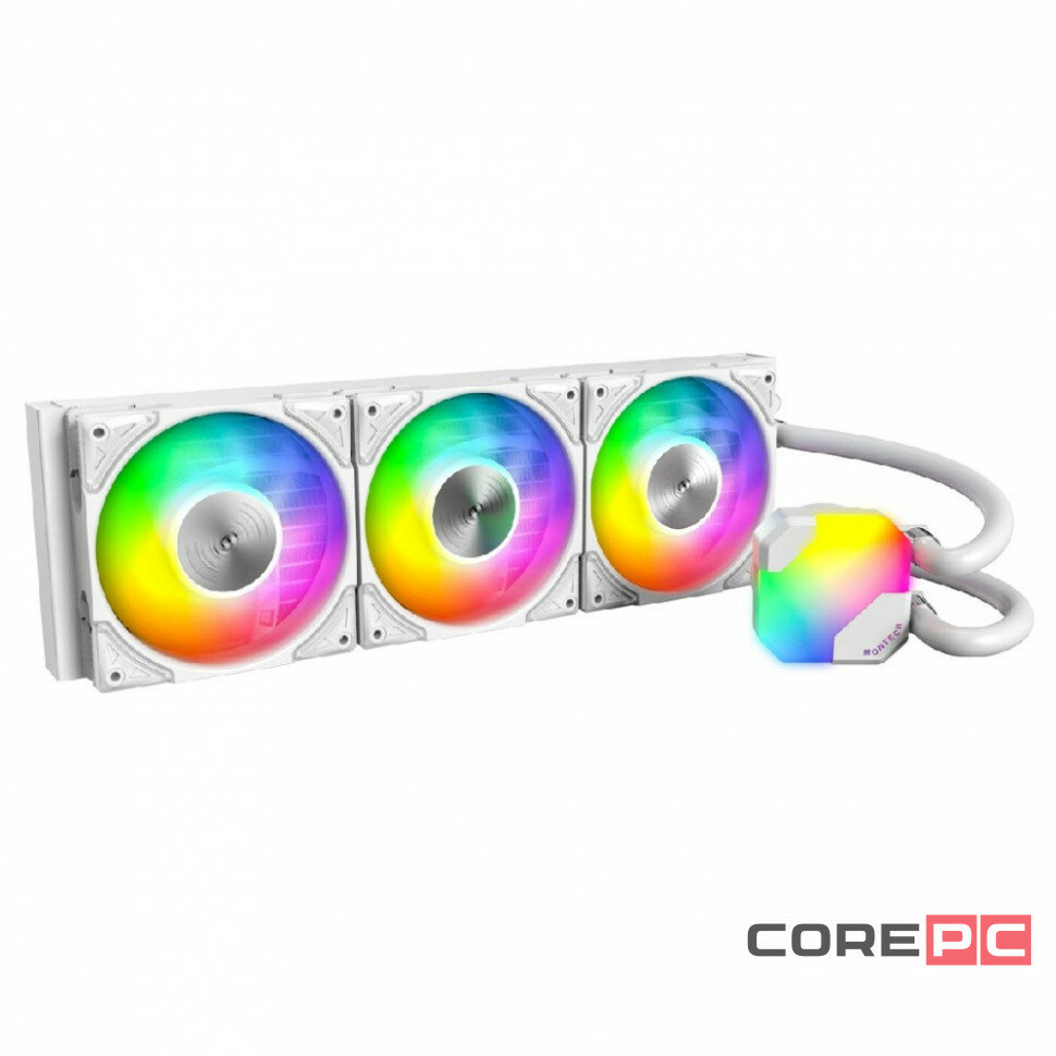 Система жидкостного охлаждения для процессора Montech HyperFlow 360 ARGB White (HYPERFLOW ARGB 360 (W))