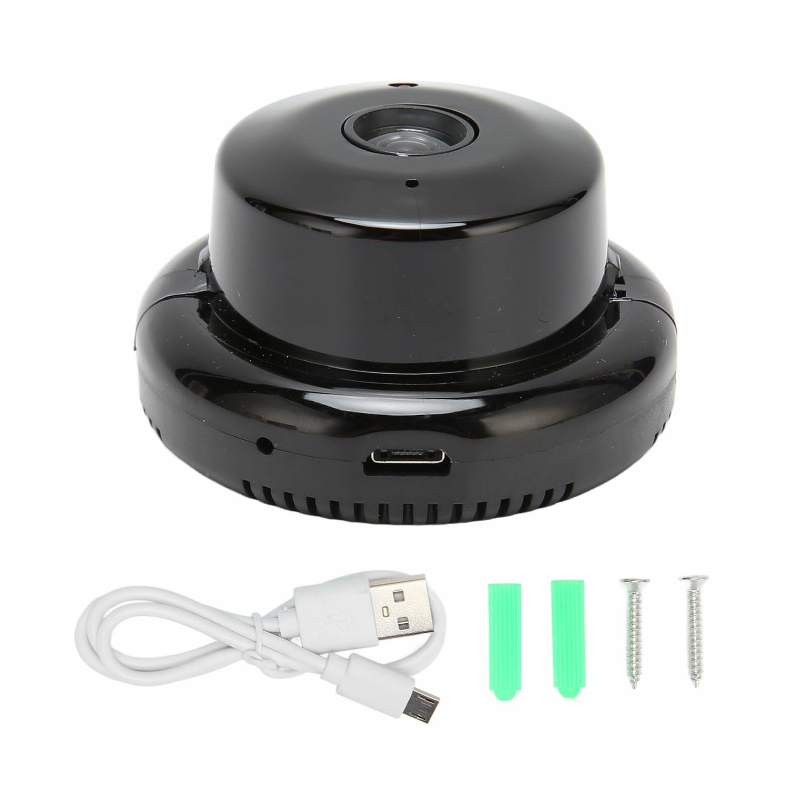Мини WiFi камера 1080P с беспроводным ночным видением для умного дома, HD качество, черный цвет