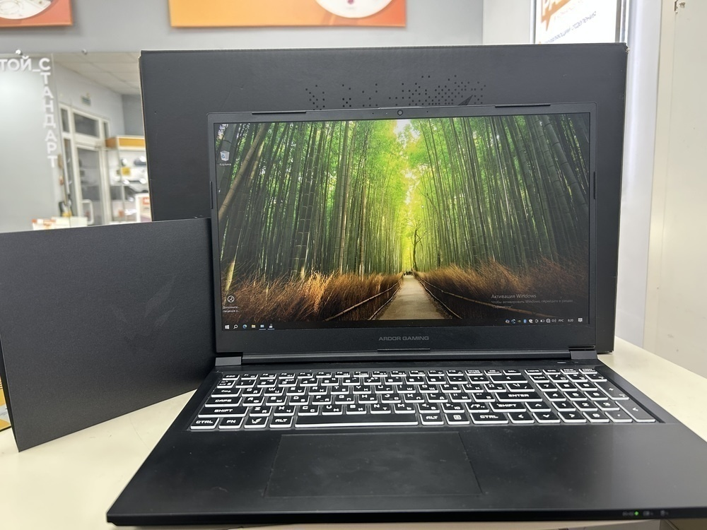 Ноутбук ARDOR Gaming; Core I5-12450H, GeForce RTX 2050, 16 Гб, 500 Гб, 500 Гб, б/у, уценка