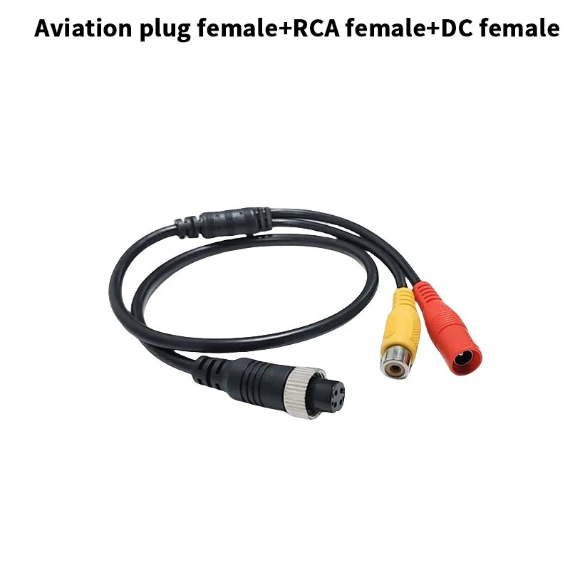 1 шт. RCA AV и кабель преобразователя постоянного тока 4-контактный авиационный адаптер A2