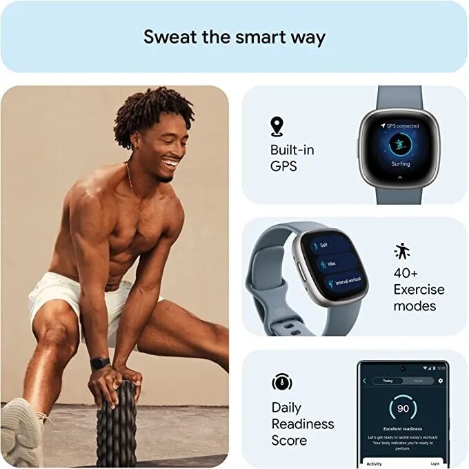 Fitbit Versa 4 умные часы — фото 1