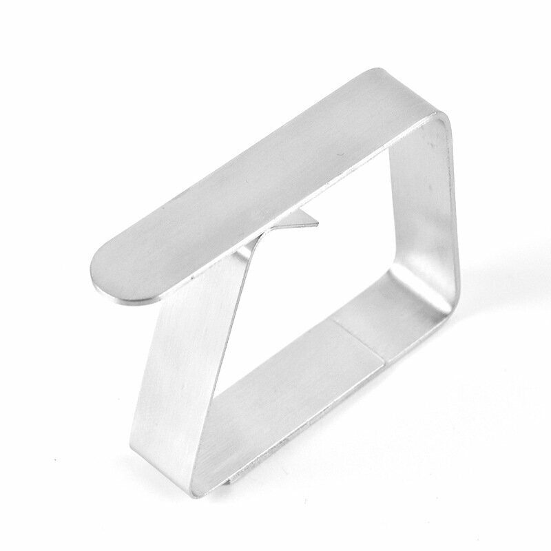 Нержавеющая сталь квадратная клипса для скатерти нескользящая для пикников и мероприятий на открытом воздухе