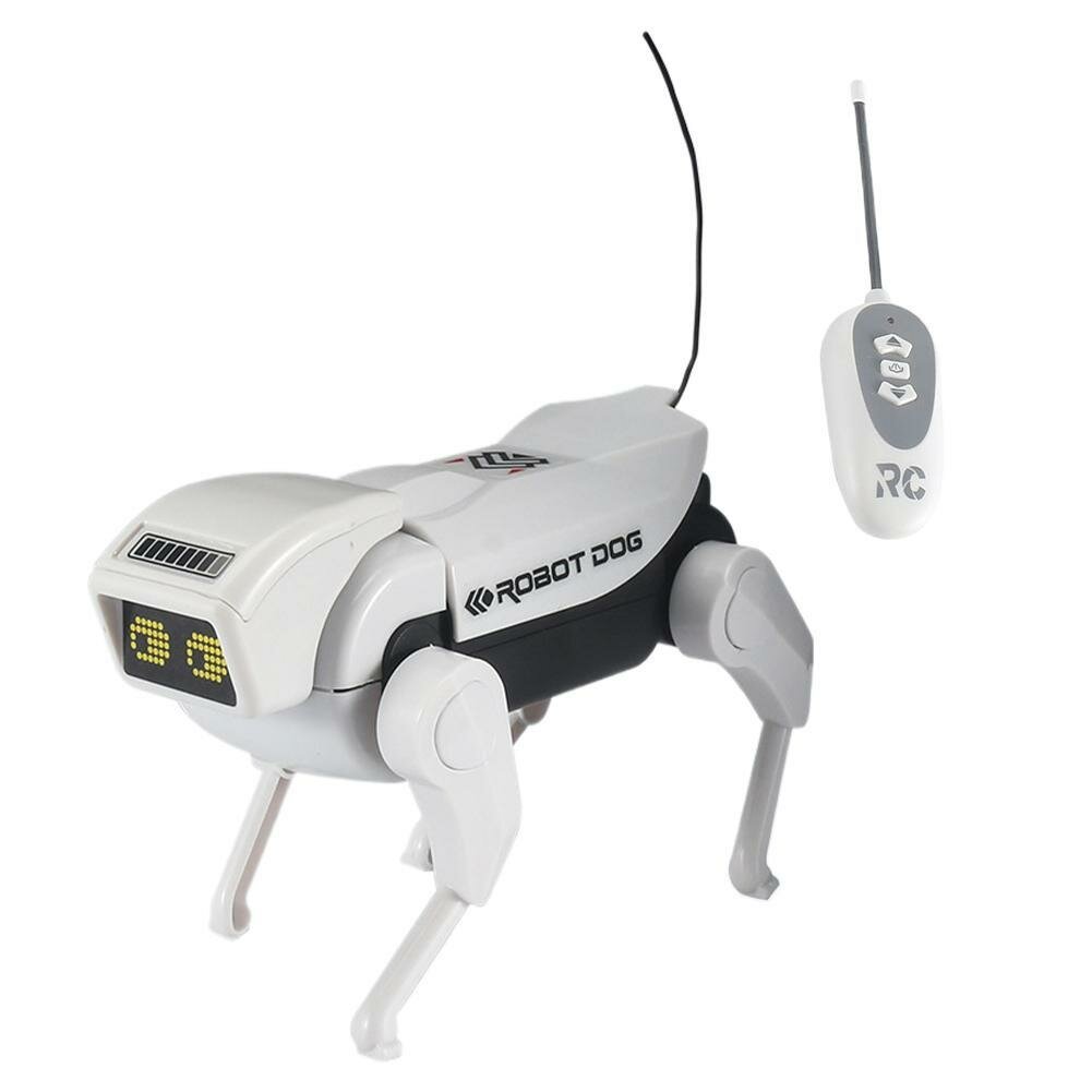 Plastic Rc Robot Educational Toys Cute Diy Assembling Model Education Cool Science Robot Dog Toy Boys