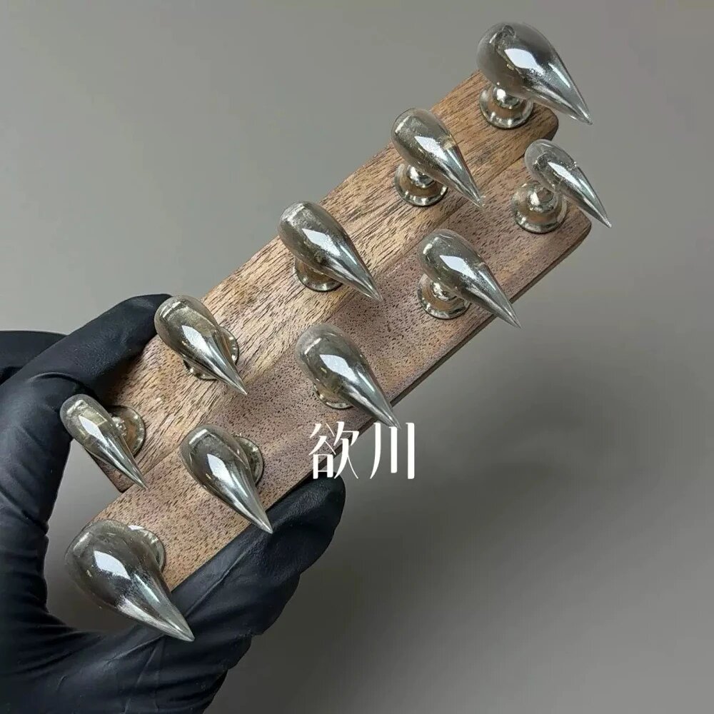 Press On Nails Y2K Spice Girl Colorful Gradients M-16-12-13-12-10, 18