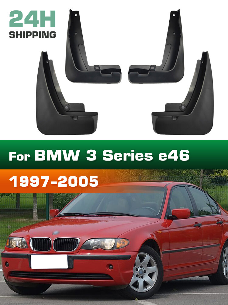 Брызговики, арт. For BMW 3 E46 1997-2005, 4 шт.