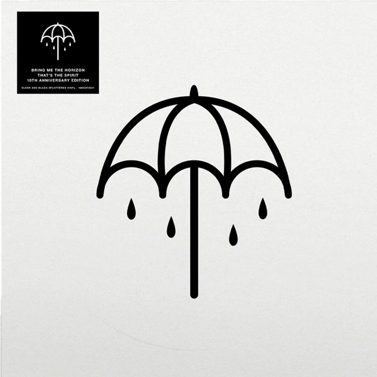Виниловая пластинка Bring Me The Horizon. Thats The Spirit. 10th Anniversary. Clear & Black Splatter (LP)