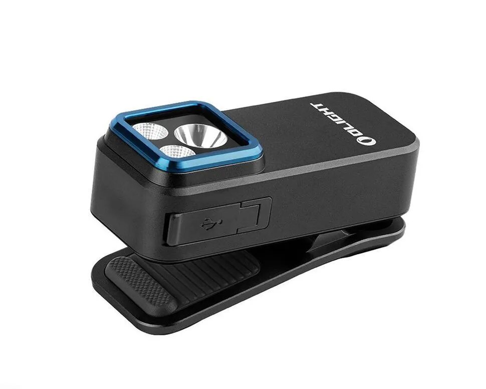 Olight Фонарь-прожектор Oclip Pro Orange, черный, 500.1 лм, 8 режимов, IPX5, встроенный аккумулятор — фото 1