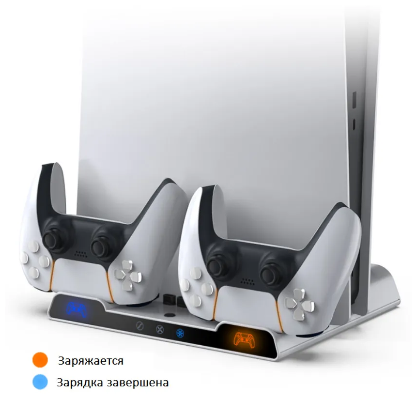 Многофункциональный стенд DOBE для PS5 c функцией охлаждения и док-станцией