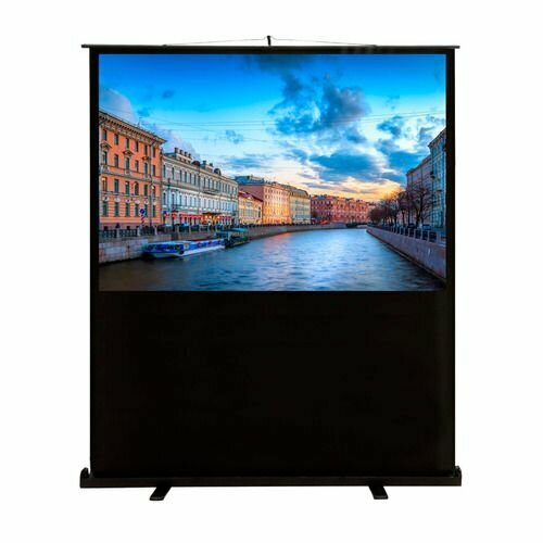 Экран Cactus FloorCompactExpert CS-PSFLCE-160X90, 160х90 см, 16:9, напольный
