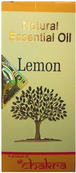 Natural Essential Oil LEMON, Shri Chakra (Натуральное эфирное масло лимон, Шри Чакра), 10 мл.