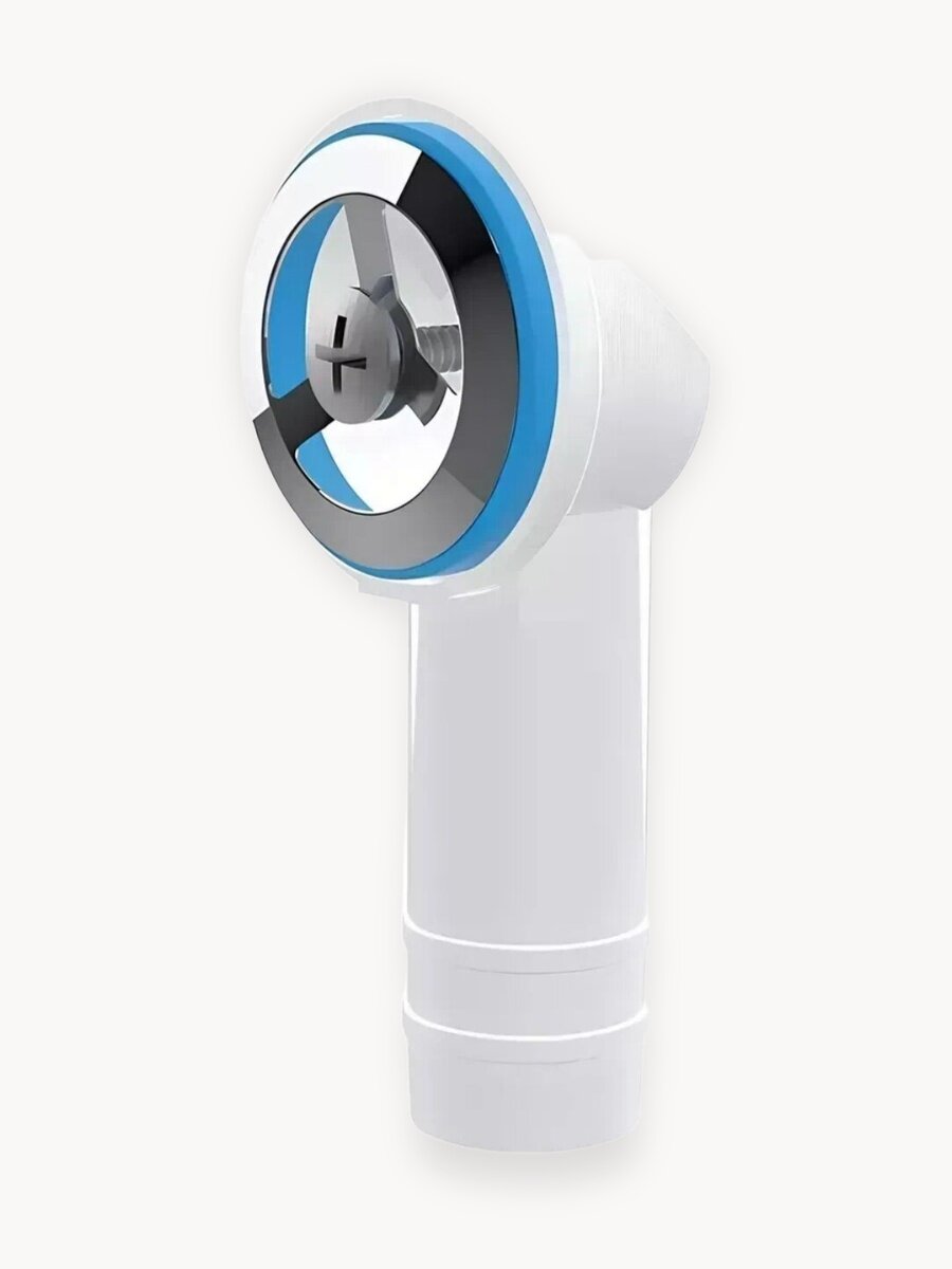 Перелив кухонный ZEGOR, круглый, для моек из искусственного камня