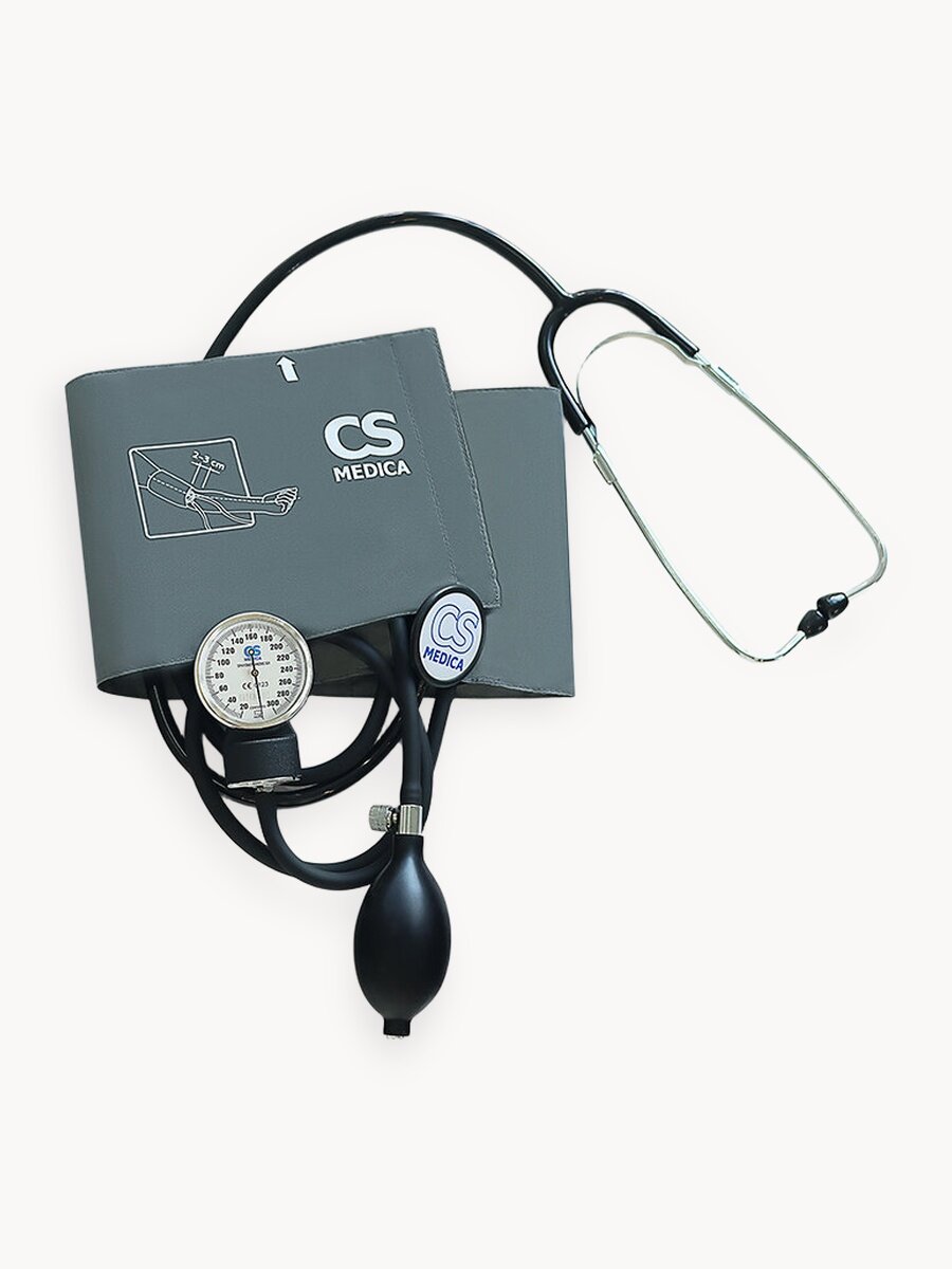 Тонометр механический CS Medica CS-116 G (в комплекте с фонендоскопом)