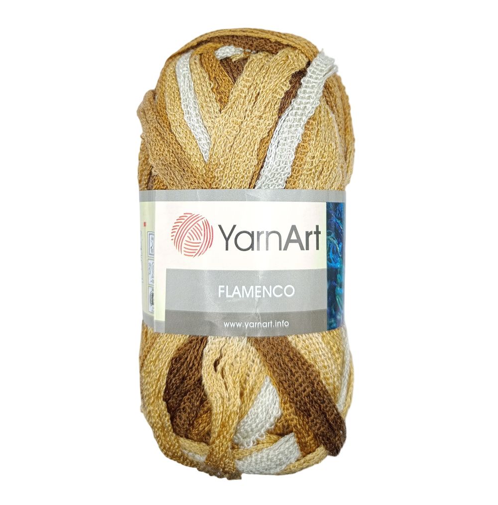 Пряжа для вязания YarnArt - Flamenco 342 бежевый 1 уп 100 гр/30 м 100% акрил