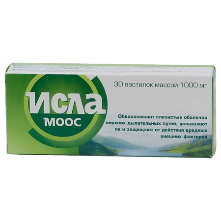 Исла моос пастилки 1г №30