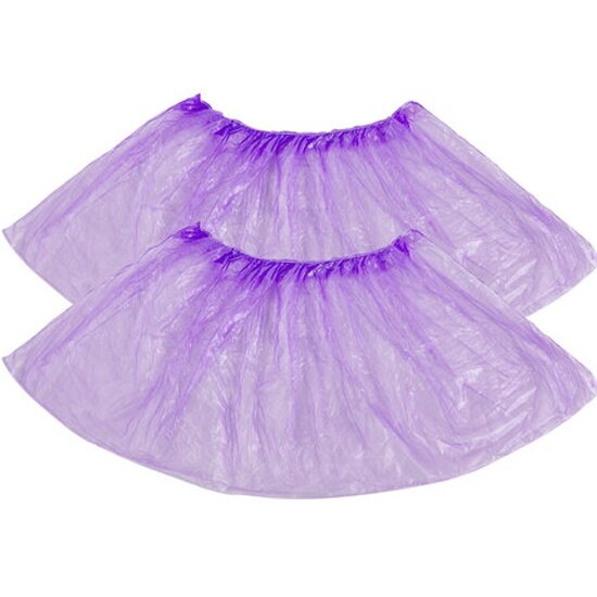 Бахилы Meridian стандарт 2,3 грамма, фиолетовые, комплект 100 штук (50 пар), 40х15 см