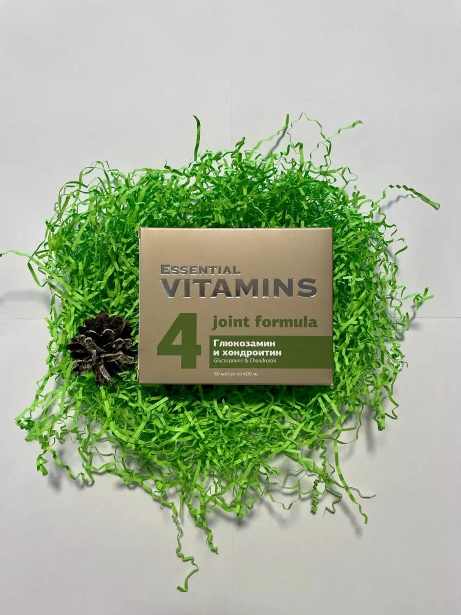 Глюкозамин и хондроитин Essential Vitamins,60 капсул
