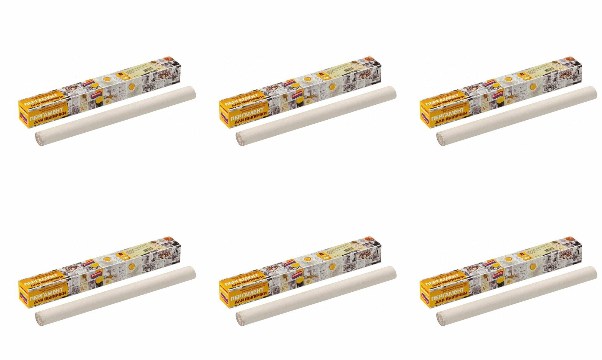Avikomp CUOCO пергамент для выпечки 0,38х8м, 6уп.