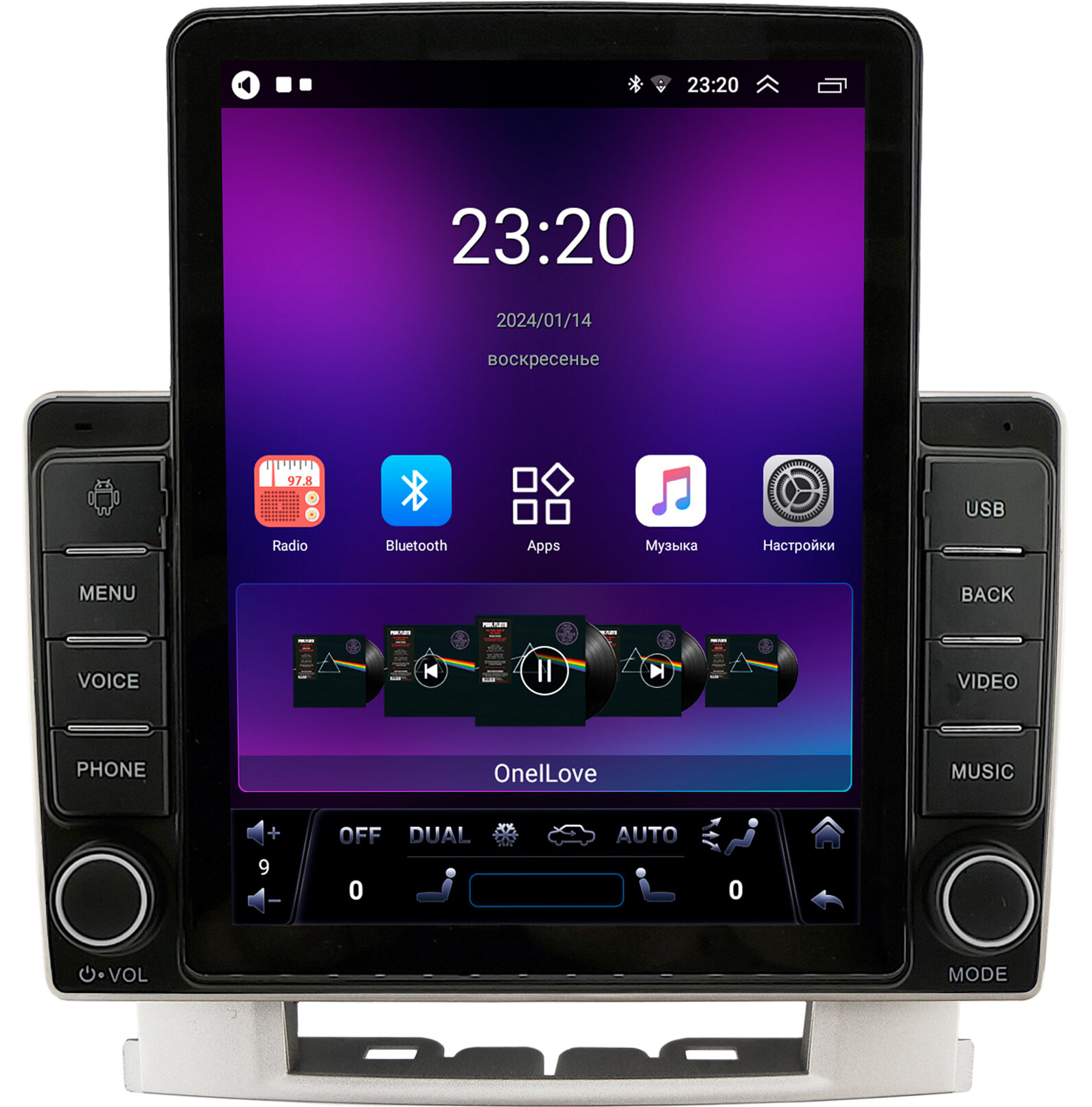 Штатная магнитола Opel Astra J 2009-2018 Canbox GTR095-9-024 на Android 10 (QLed, 4/64, DSP, CarPlay)