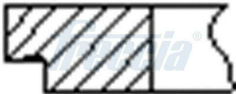 FR10376200 FRECCIA Кольца поршневые PSA 1.6 HDi (DV6C, DV6DTED), Ford 1.6 TDCi, Volvo D4162T