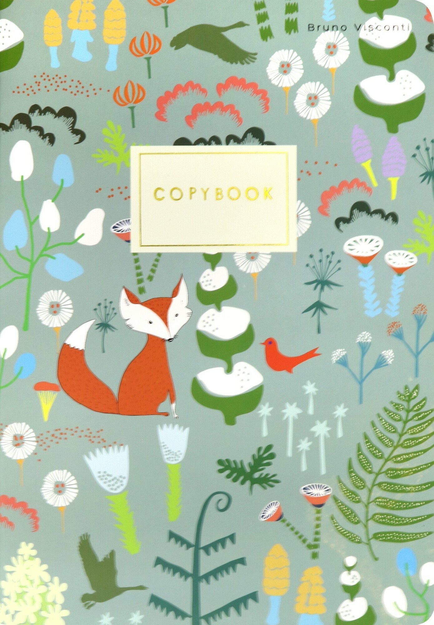 Тетрадь "Fox" (40 листов, А5, клетка) (7-40-001/20)