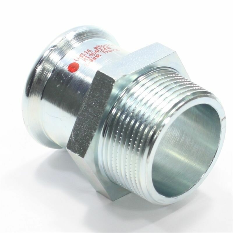 Переходник 42-1 1/2", Sanha Therm 24243G, пресс-резьба наружная, сталь (цинк)