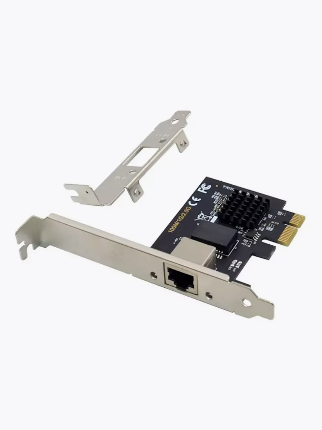 PCI-Ex1 сетевая карта (00-00001821) 2,5Гб/с