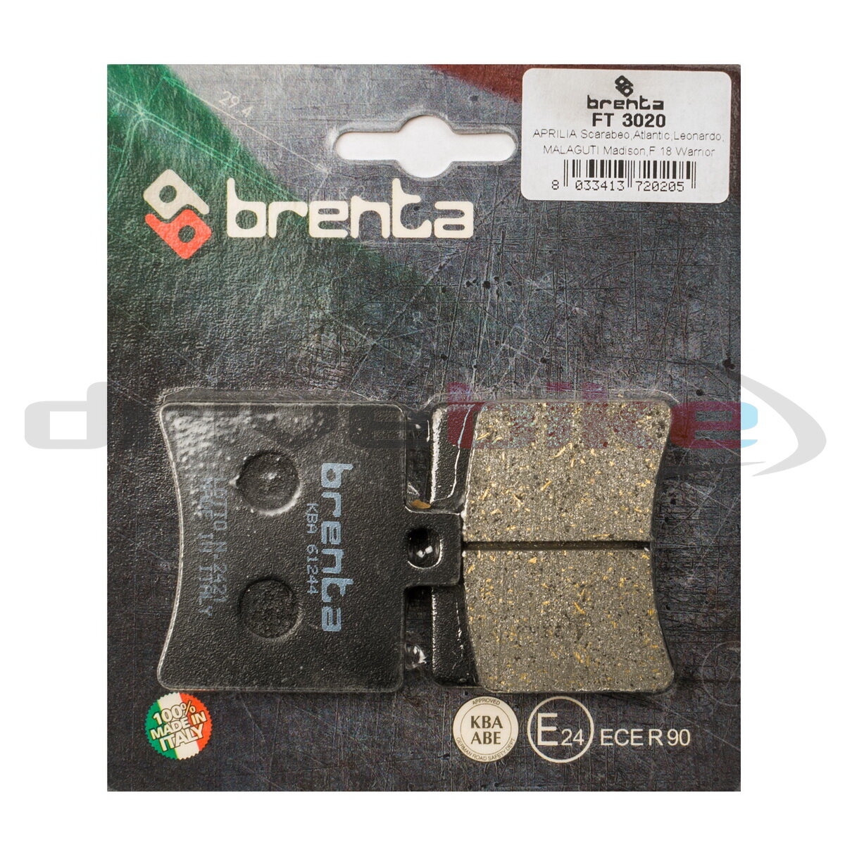 BRENTA Тормозные колодки FT 3020 Organic