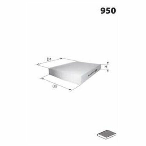 Фильтр салонный Mecafilter JLR7305