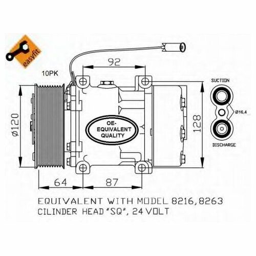 Компрессор кондиционера Nrf 32709