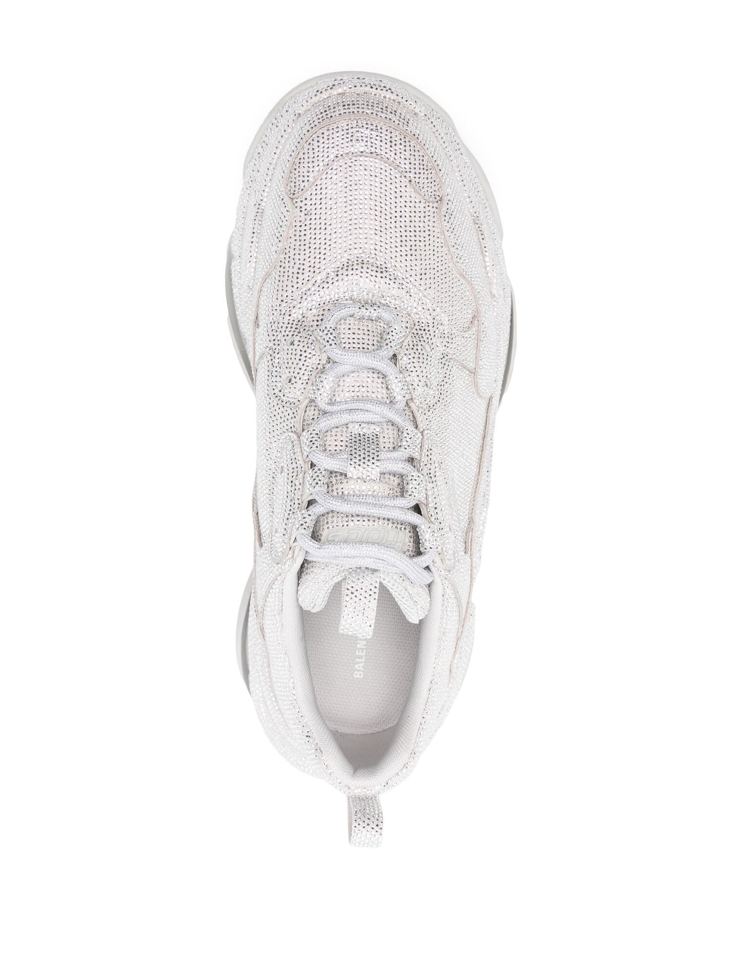 Кроссовки BALENCIAGA Triple S, размер 42, Silver — фото 1