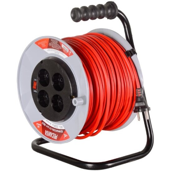 Удлинитель силовой на катушке Ресанта СУ-2х1-50/2, 61/118/5