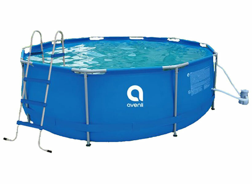 Бассейн каркасный Avenli 366х99 см, с фильтр-насосом и лестницей (ML12284 )