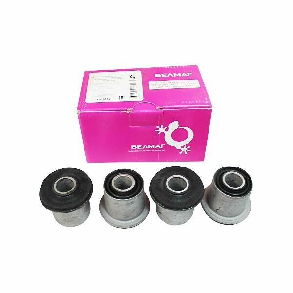 Комплект шарниров нижних рычагов передней подвески в сборе ВАЗ 21214М, 2123 (4 шт.) (БелМаг)