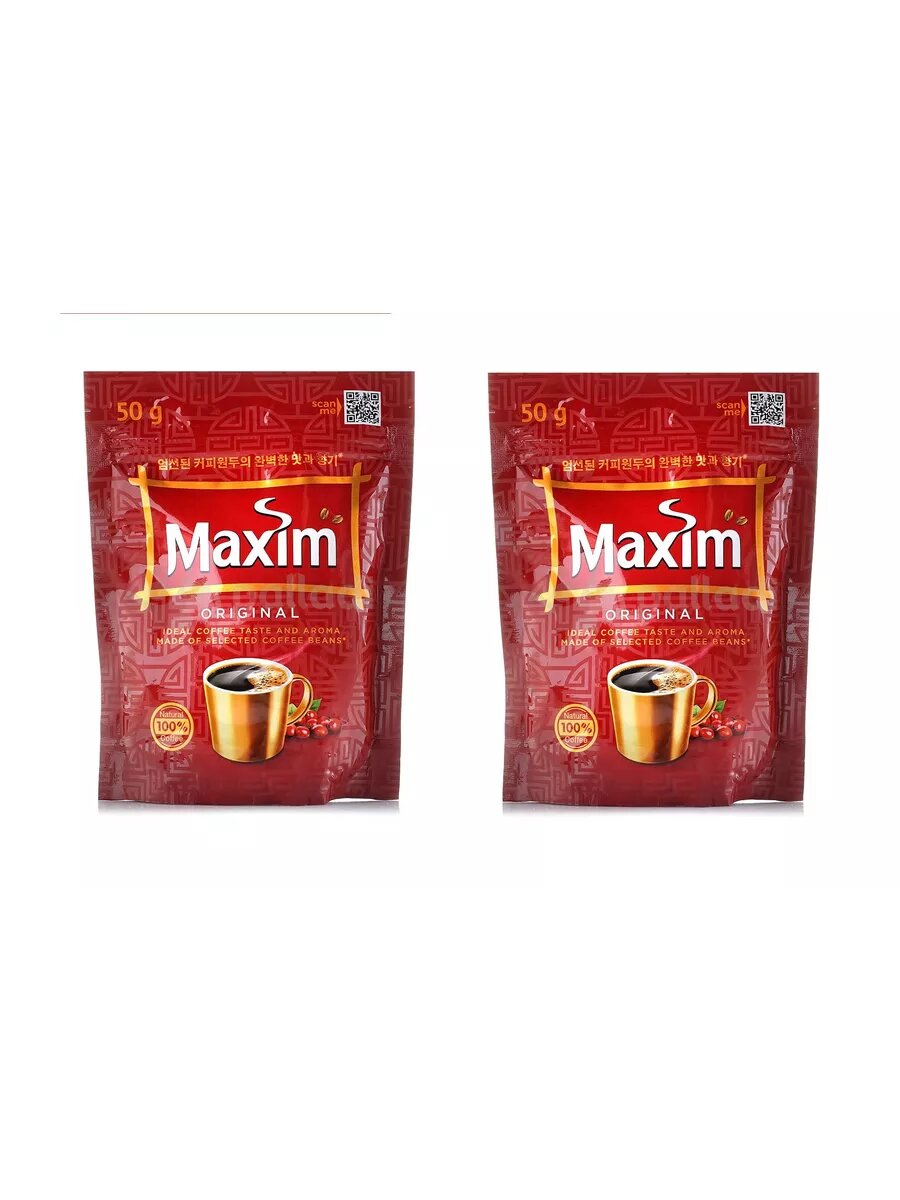 Кофе Максим 2шт по 50гр растворимый / Maxim