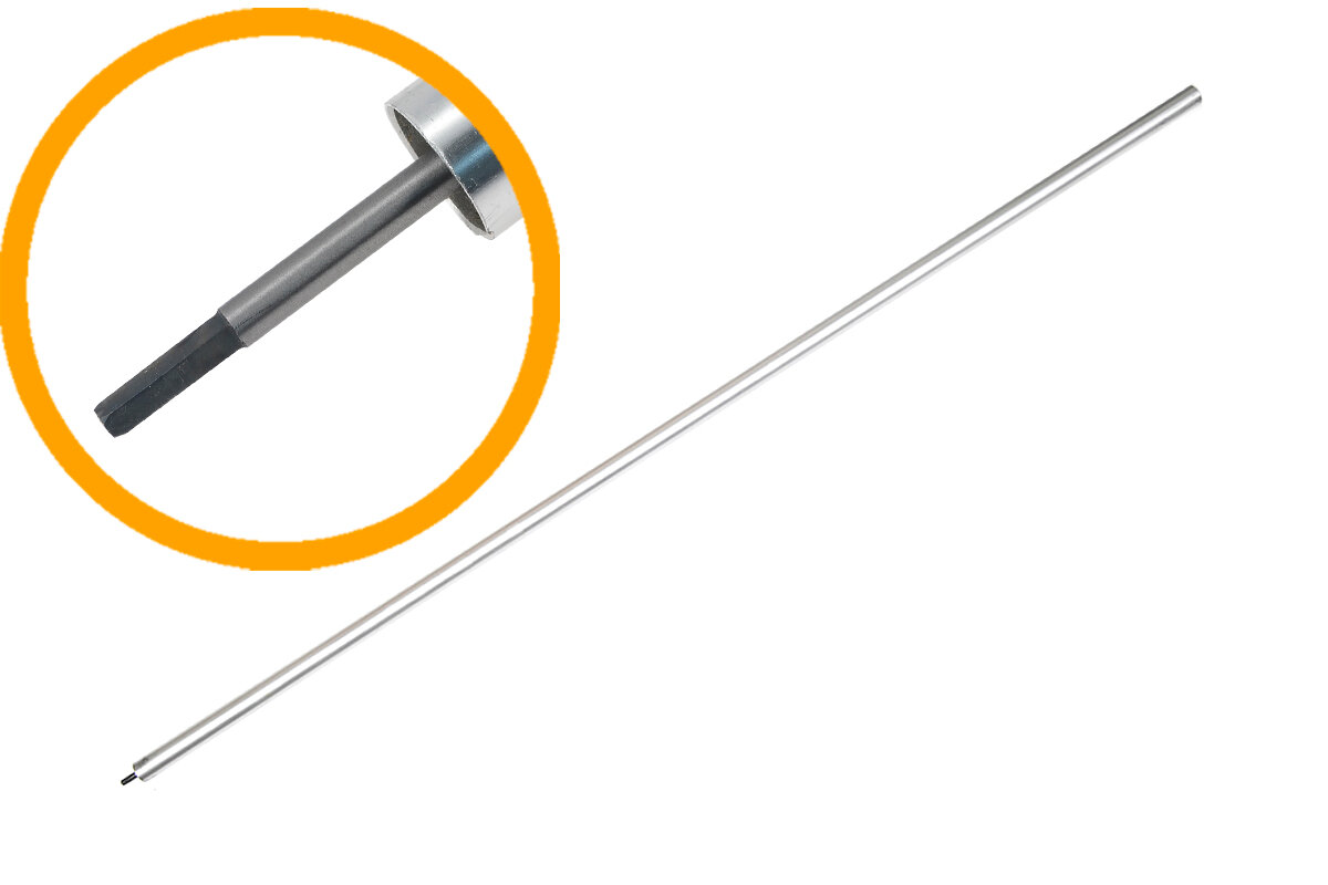 Штaнгa нерaзъемнaя с приводным вaлом для китайской мотокосы (триммера) 26cc